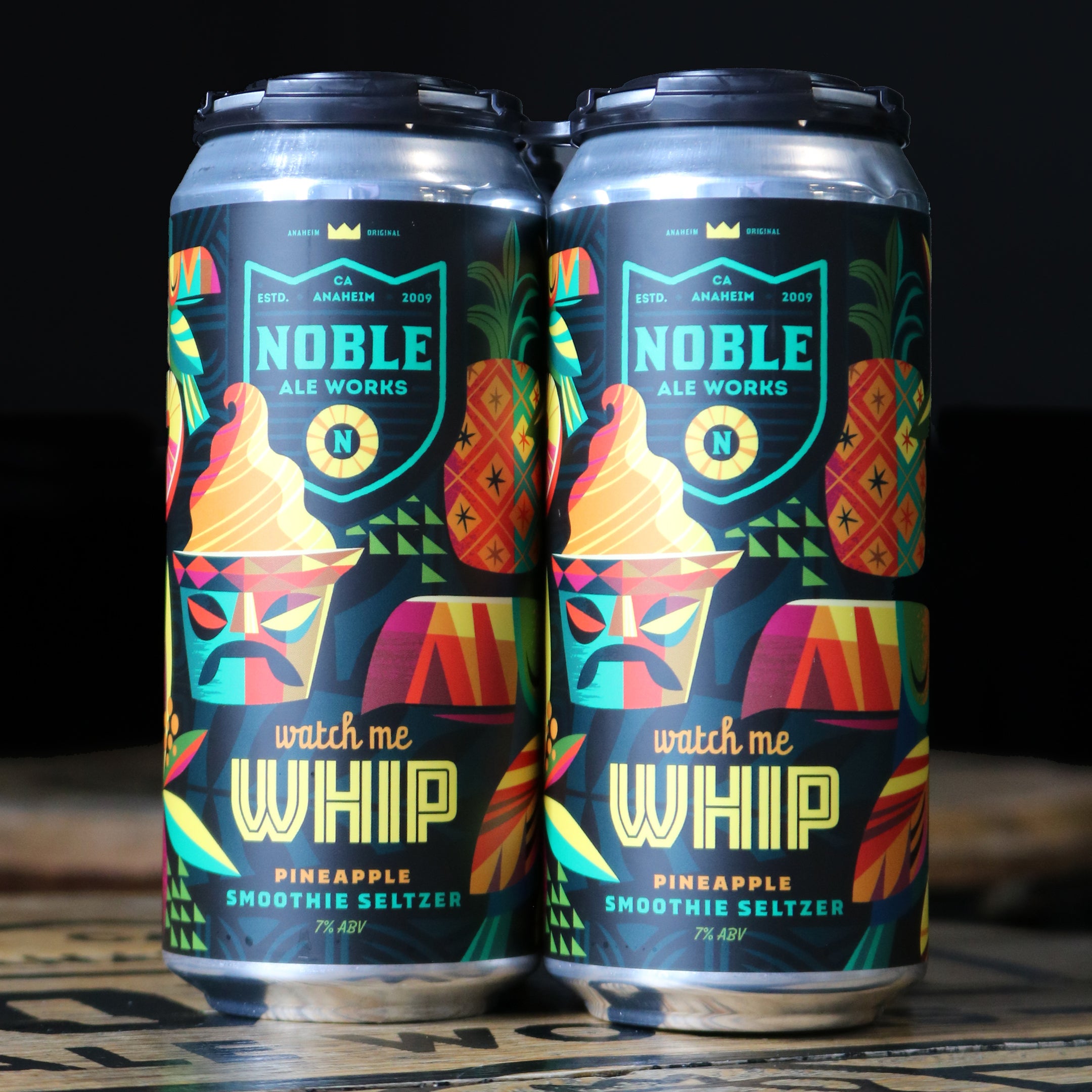 Watch Me Whip - Tiki Cocktail Smoothie Seltzer 4 Pack | Noble Ale Works ...